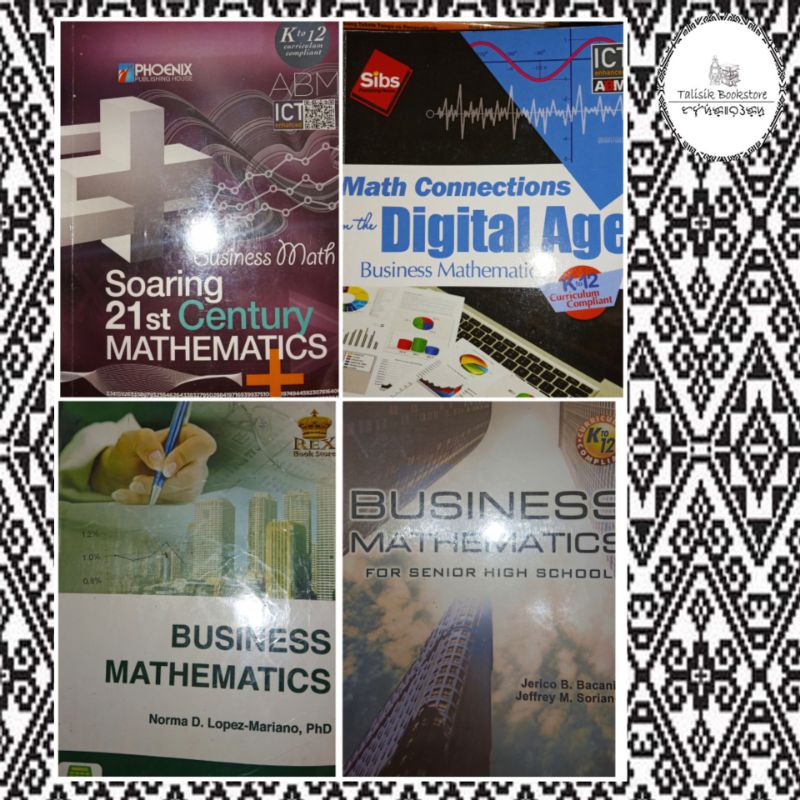 Original Business Mathematics Books Senior High/SHS (Humss, stem, abm ...