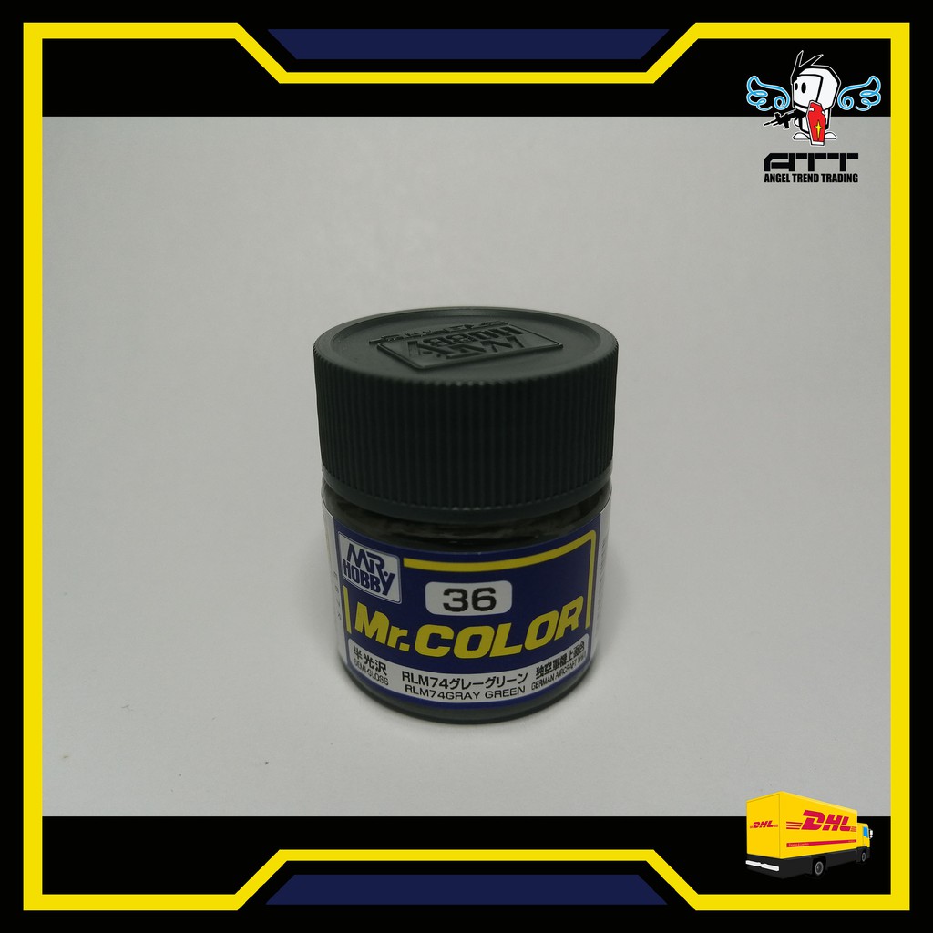 MR.COLOR 36 RLM74 GREY GREEN 10ML (Gunpla Gundam Paint Model Kit Tools ...
