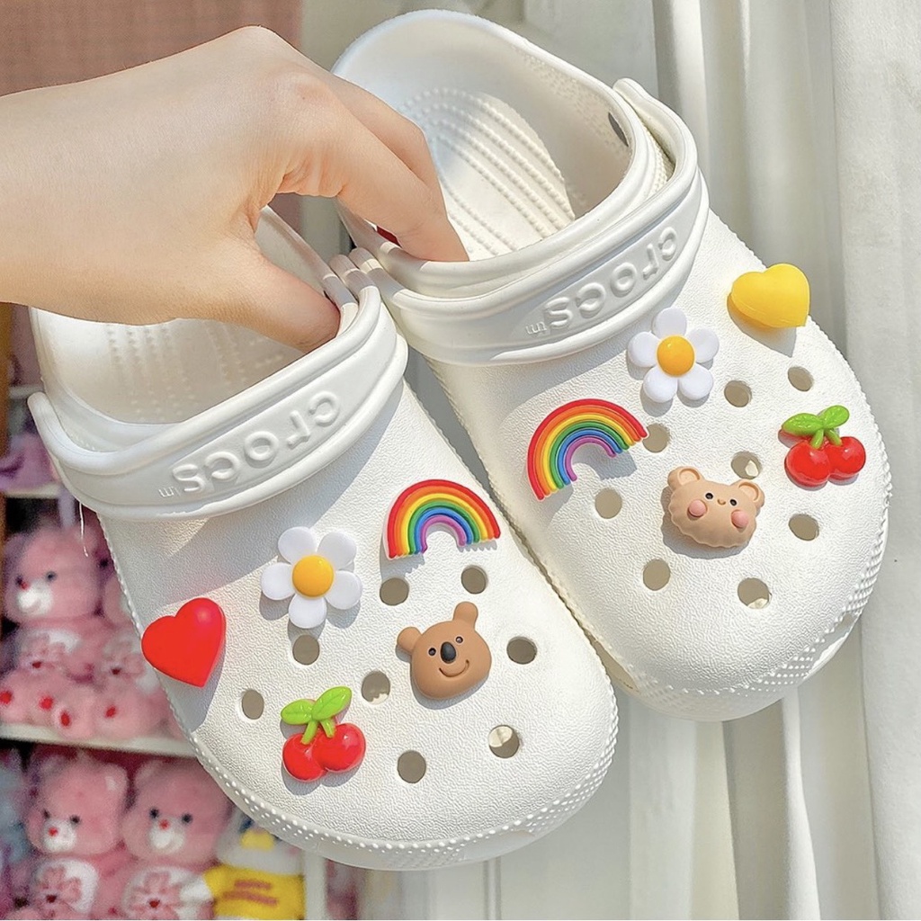 Super CUTE CROCSS SANDALS - 12 STICKERS INCLUDED | Shopee Philippines