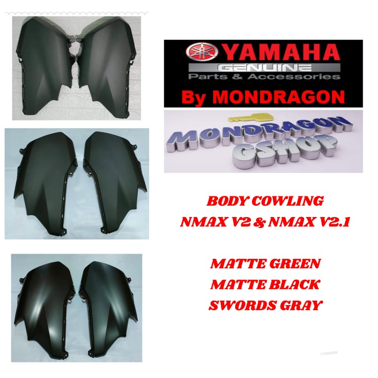 YAMAHA GENUINE PARTS BODY COWLING FOR NMAX V2 and NMAX V2.1 | Shopee ...