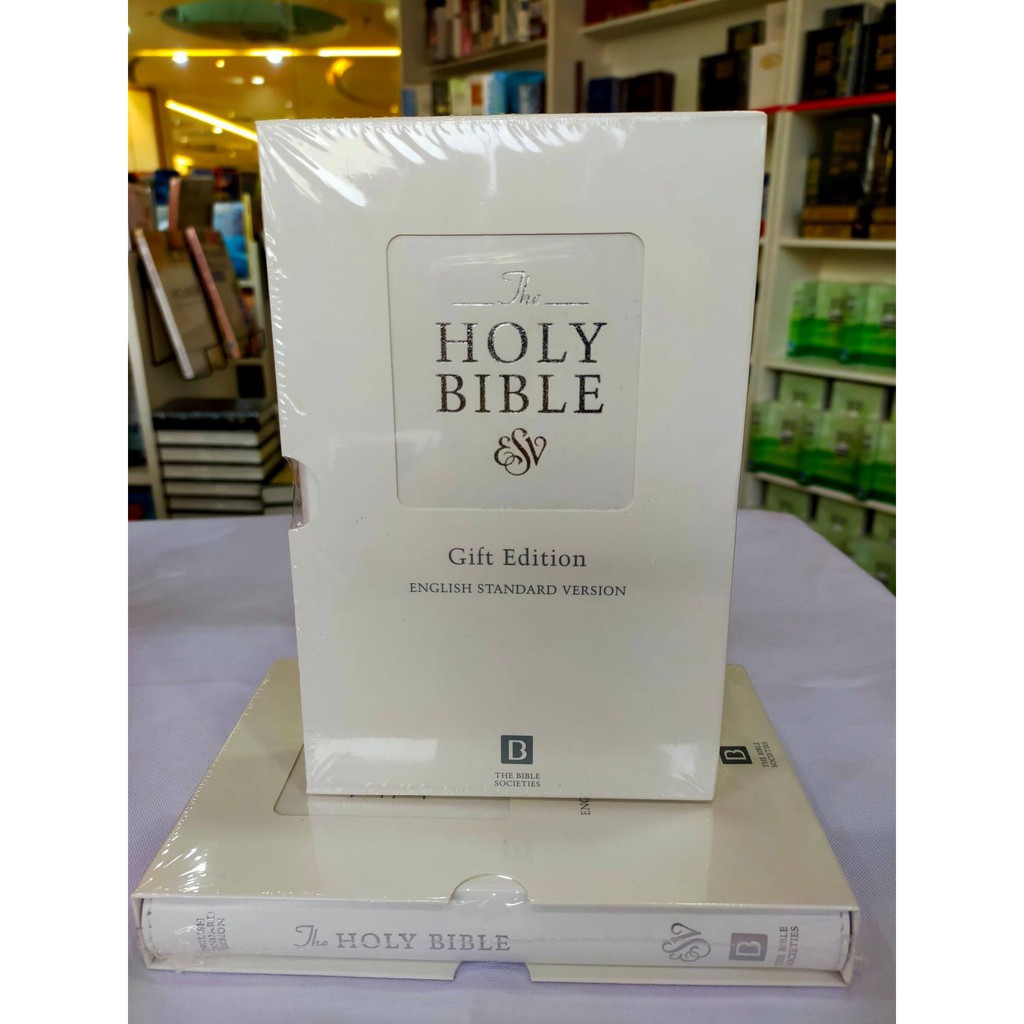 ESV White Leather Gift Edition(037 w/Zipper) | Shopee Philippines