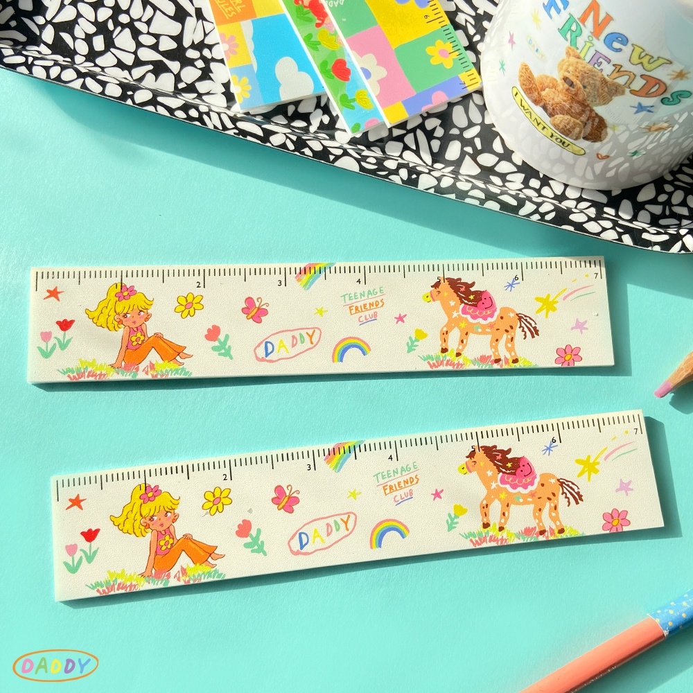 DADDY | Ruler Super Cute 7 Unique Pattern | Shopee Philippines