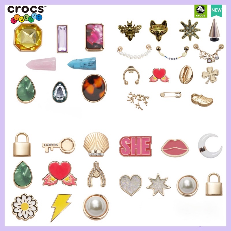 cross jibbitz High quality metal shoe buckle Metallic decorative button ...