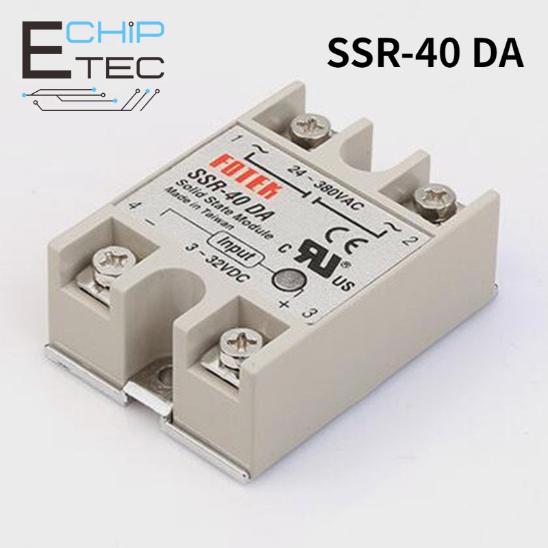 SSR-40DA DC-AC Solid State Relay Module SSR 40DA AC 24V-380V | Shopee Philippines