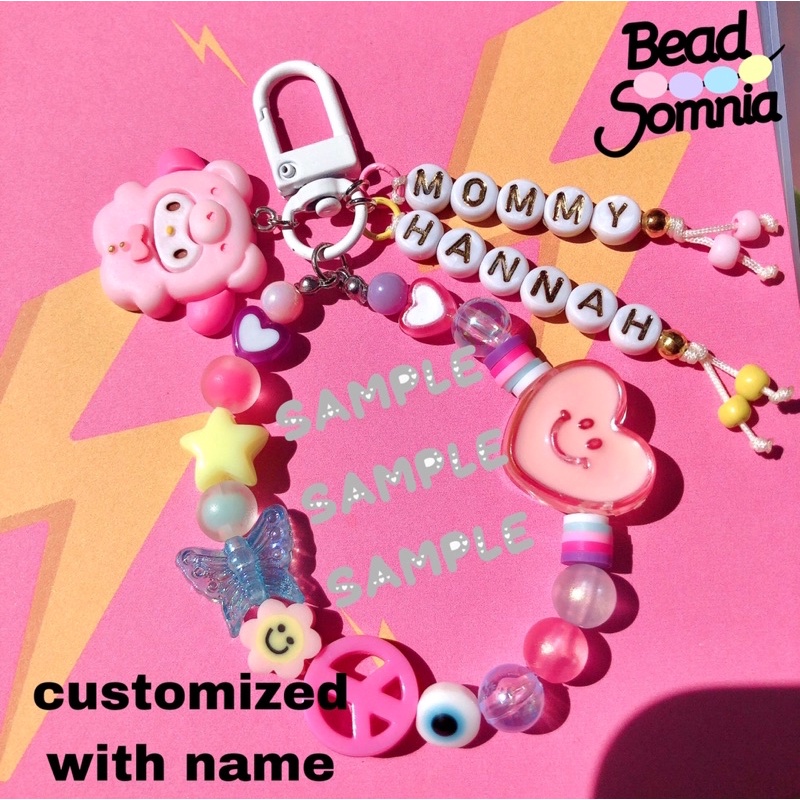 Cute customizable y2k kpop binder photo card keyrings keychain | Shopee ...