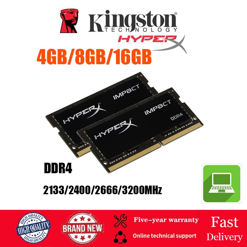 【IN STOCK】Kingston hyperx 4GB/8GB/16GB Notebook Memory RAM DDR4 SODIMM ...