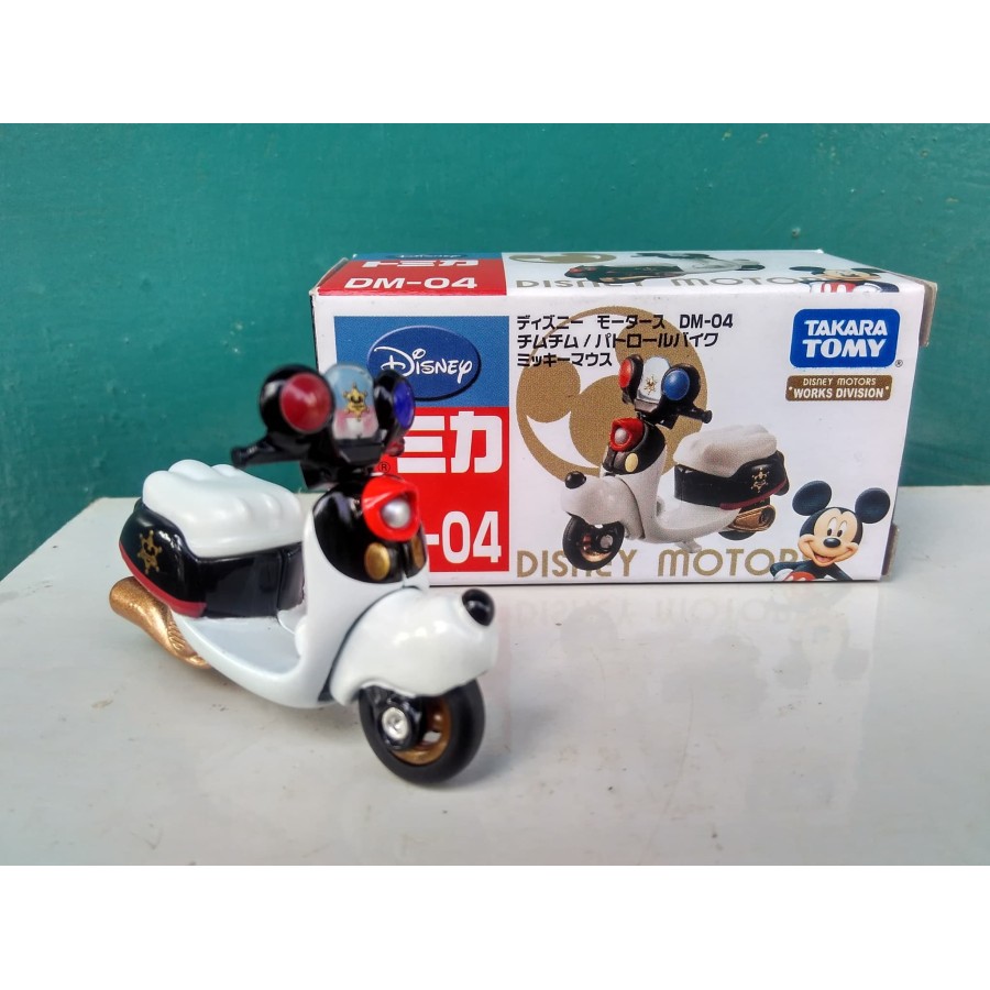 Tomica Disney Motors DM-04 Mickey mouse chim chim patrol bike price | Shopee Philippines