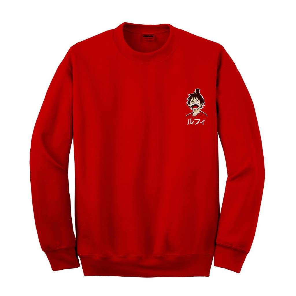 Luffy Wano One Piece Anime Sweater | Shopee Philippines