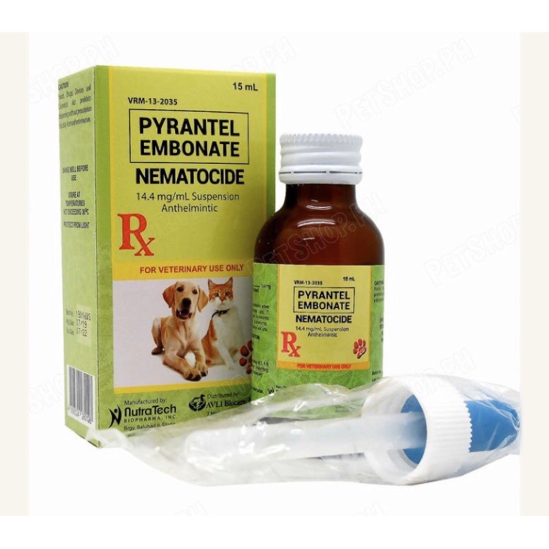 Nematocide Pyrantel Embonate (15ml,60ml) | Shopee Philippines Nematocide Pyrantel Embonate (15ml,60ml) | Shopee Philippines