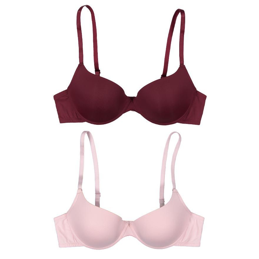 BENCH/ 2-In-1 Push-Up Bra - Peach / Maroon | Shopee Philippines