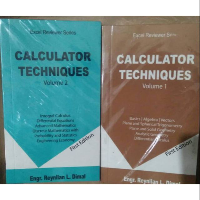 CALCULATOR TECHNIQUES VOL.1&2 (set) | Shopee Philippines