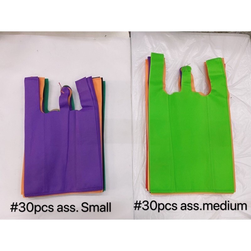 echo bag assorted color 30pcs size:s,m,l,xl | Shopee Philippines