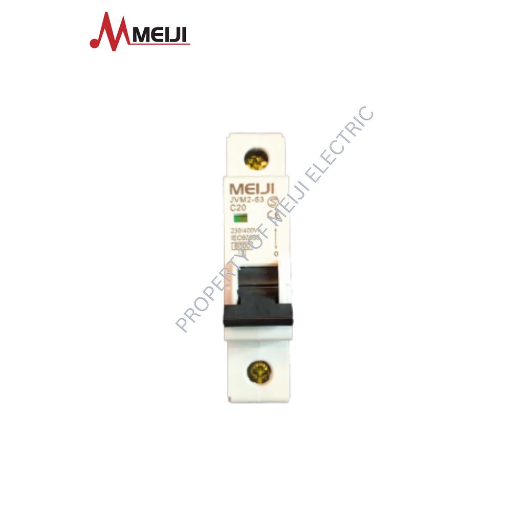 Meiji Miniature Circuit Breaker 1 Pole 20Ampere [JVM2-63-1P-20A ...