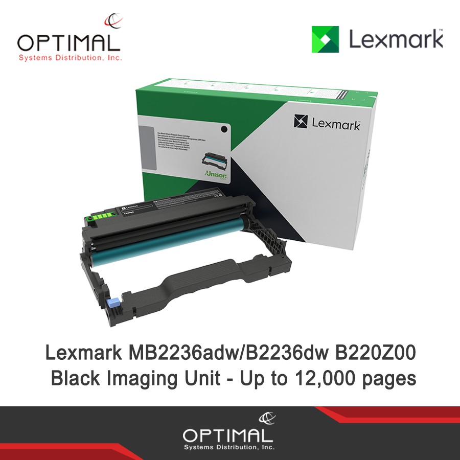 Lexmark MB2236adw / B2236dw B220Z00 Black Imaging Unit - Up to 12,000 ...
