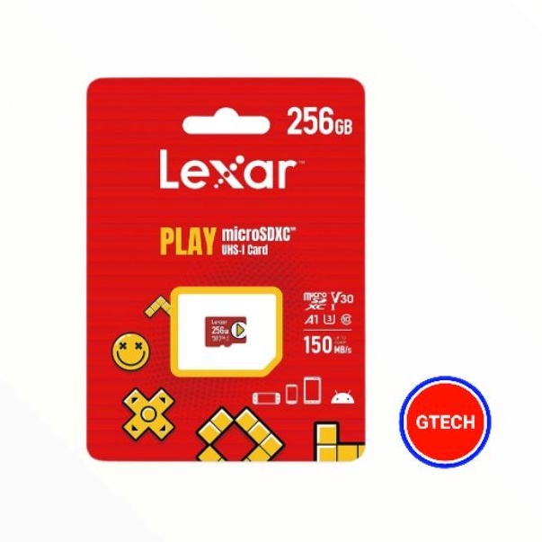 Lexar PLAY micro sd SDXC 256GB UHS-I Card LMSPLAY256G-BNNNG A2 U3 V30 ...
