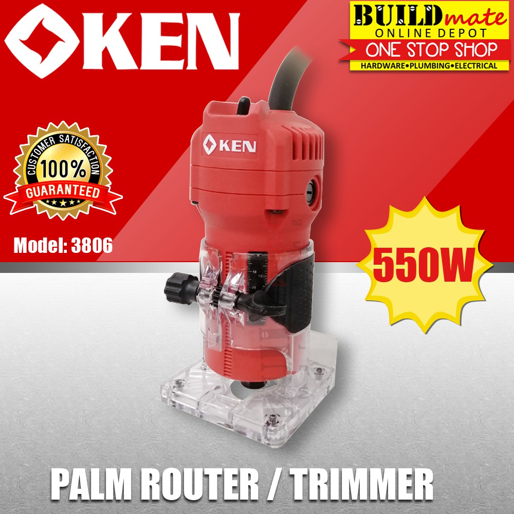 KEN Palm Router / Trimmer 550W 3806 100% ORIGINAL | Shopee Philippines