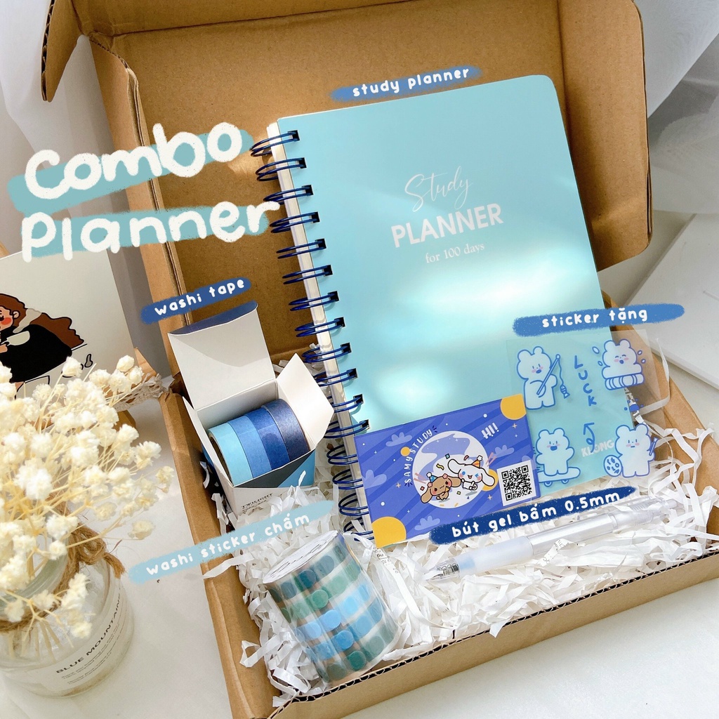 Super economical planner Combo, planner pen washi tape sticker | Shopee ...