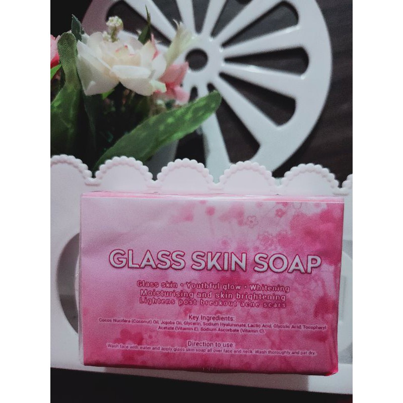 ☃135g Premium Glass skin soap with soap stamp(cod) | Shopee Philippines