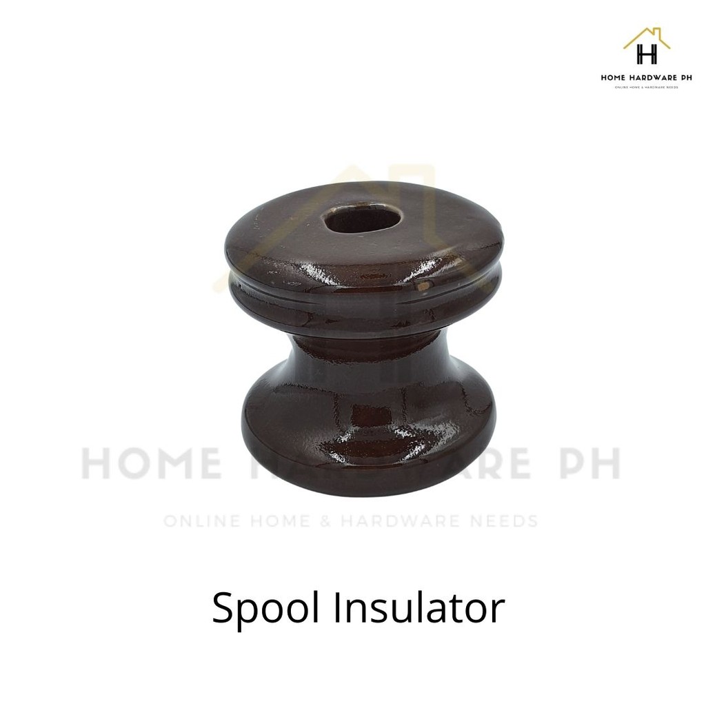 Electrical Spool Insulator (Porcelain) | Shopee Philippines