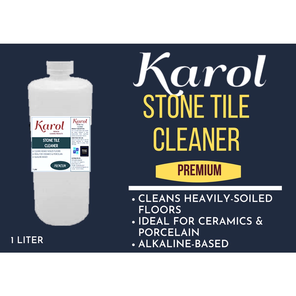 KAROL Stone Tile Cleaner 1 Liter (Ceramic, Porceramic, Porcelain ...