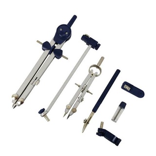 7Pack Professional Drawing Compass Kit with Extension Bar for Geometry ...