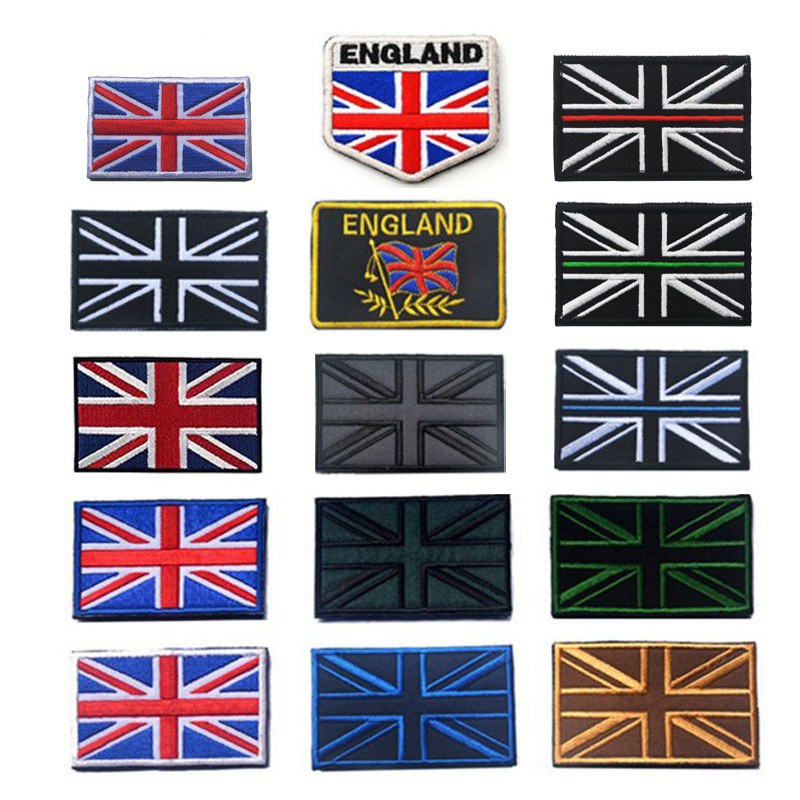 Union Jack England UK Great Britain Flag Patch England UK Great Britain patch The United Kingdom ...