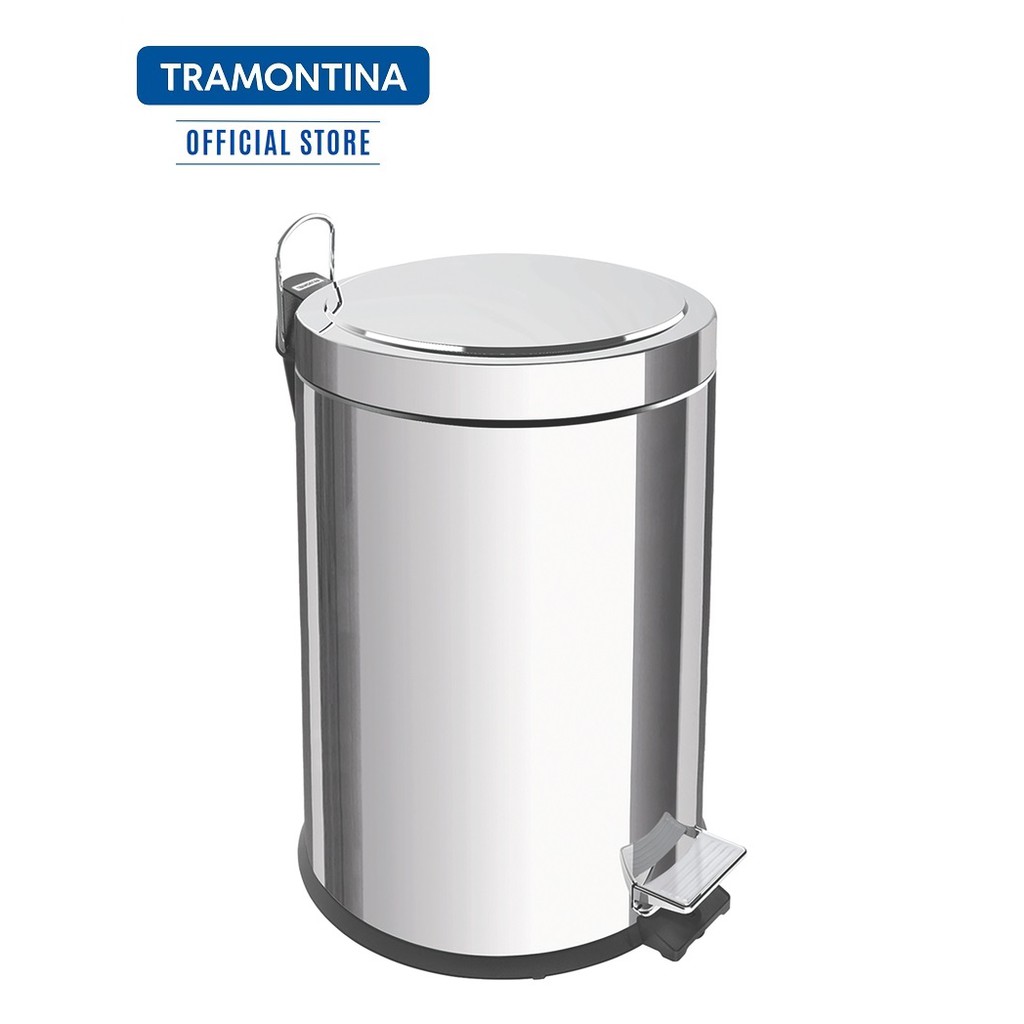 Tramontina Stainless Steel Pedal Bin 20L | Shopee Philippines
