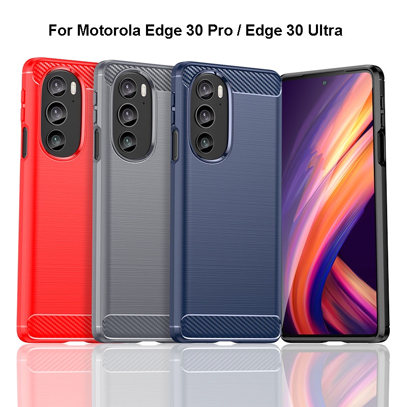 Carbon Brushed Casing Motorola Edge S30 Edge 20 Pro/Lite/Fusion Edge S ...