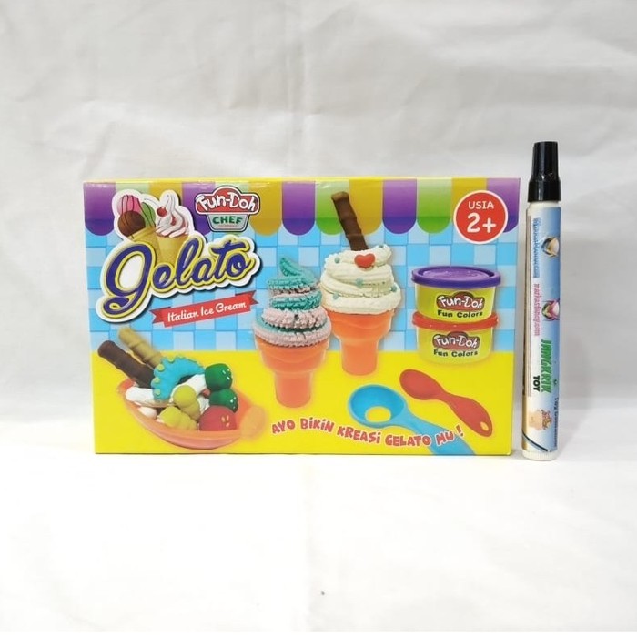 Fun Doh Gelato Ice Cream Children's Toys - Candles FunDoh PlayDoh Play ...