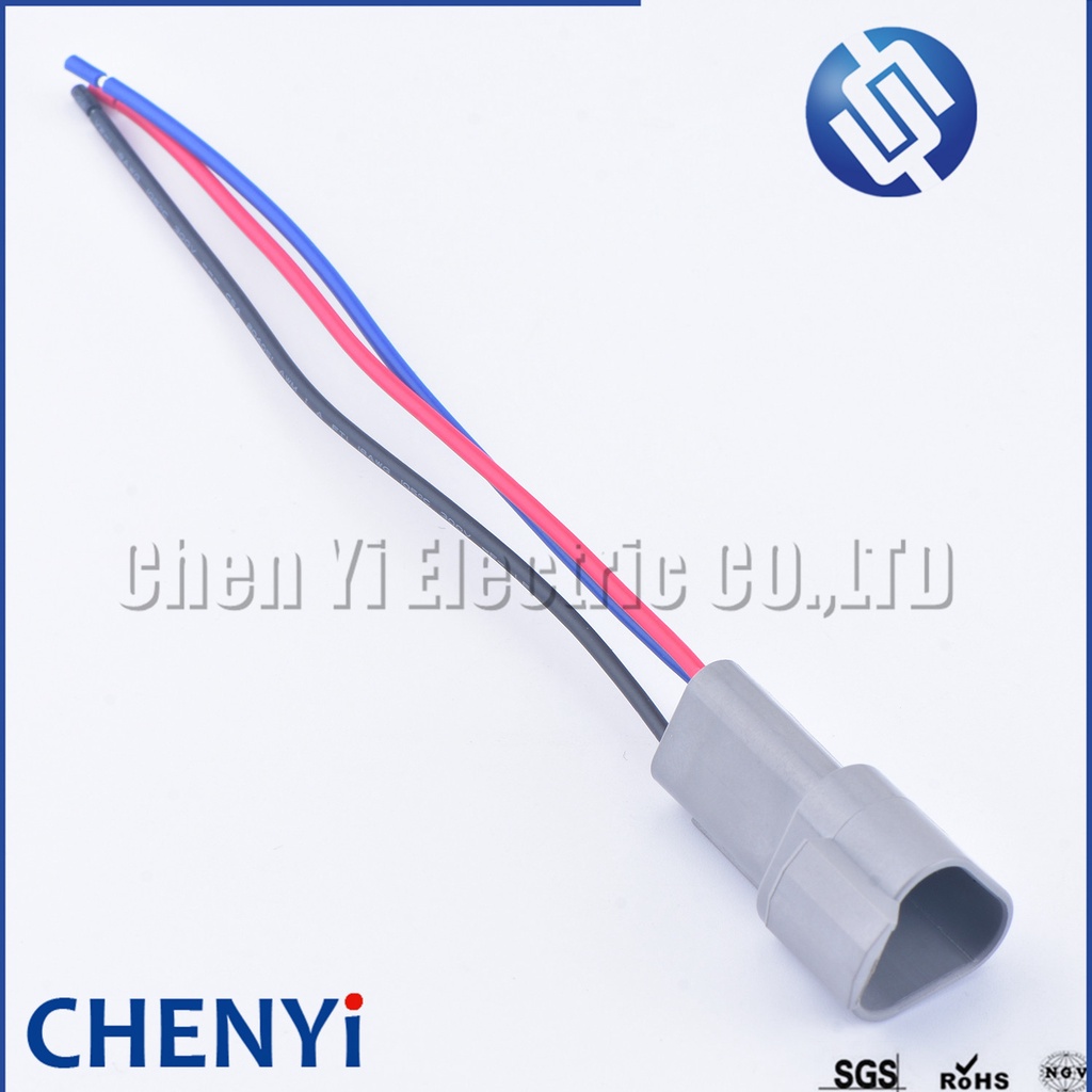 1Pcs Deutsch Dt04-2P Dt06-2S Car Waterproof Connectors Male and Female Plug with 2 3 4 6 8 12 ...