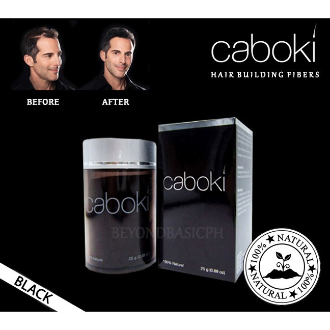 Caboki hair powder fiber protein treatment hair loss thinning concealer ...