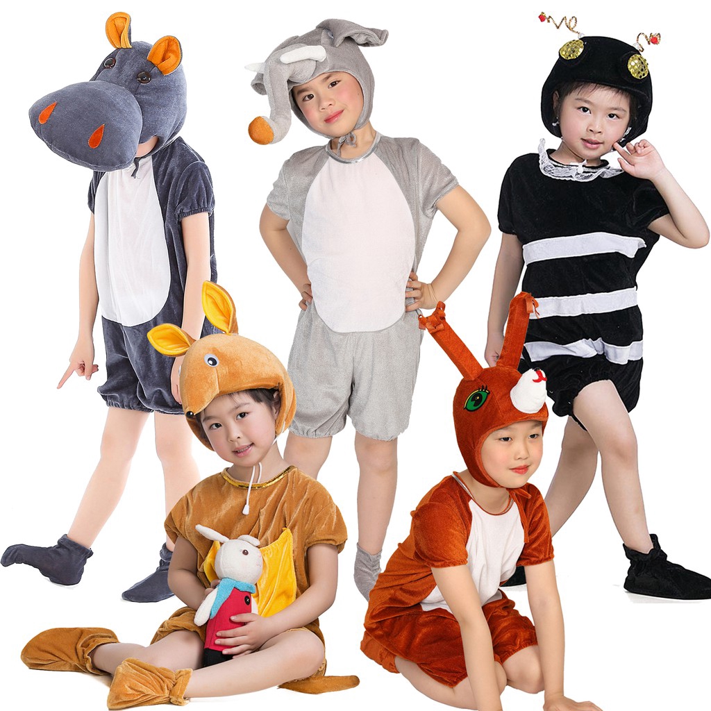 Lolanta Kids Unisex Animal Cosplay Costume Performance Elephant ...