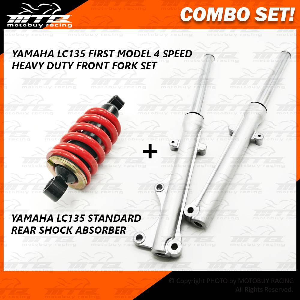 YAMAHA LC135 FIRST MODEL 4 SPEED HEAVY DUTY FRONT FORK SET + STANDARD ...