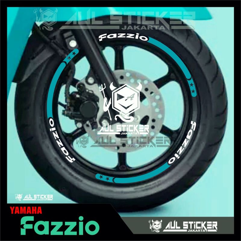 Yamaha FAZZIO VELG STICKER FRONT REAR STAR DESIGN | Shopee Philippines