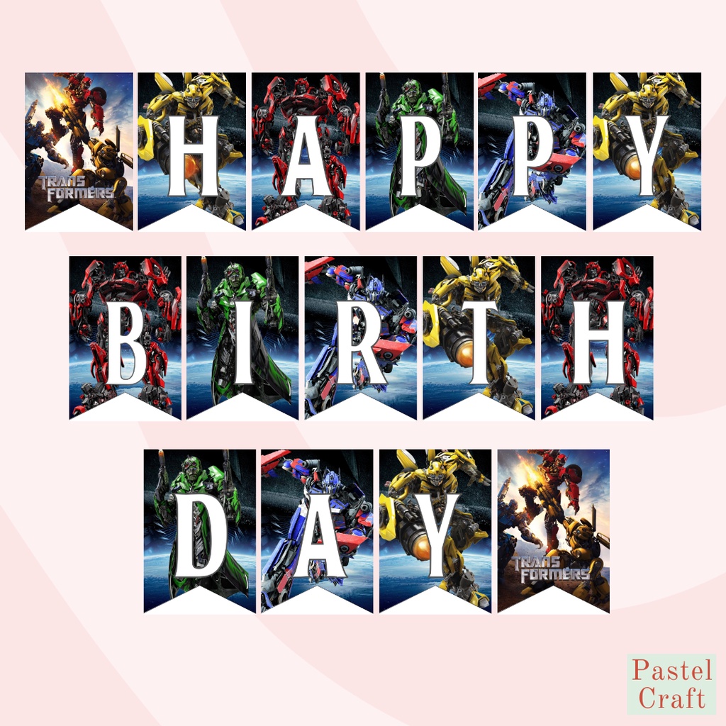 Transformers Customized Banner (Message us before you order. Price is ...