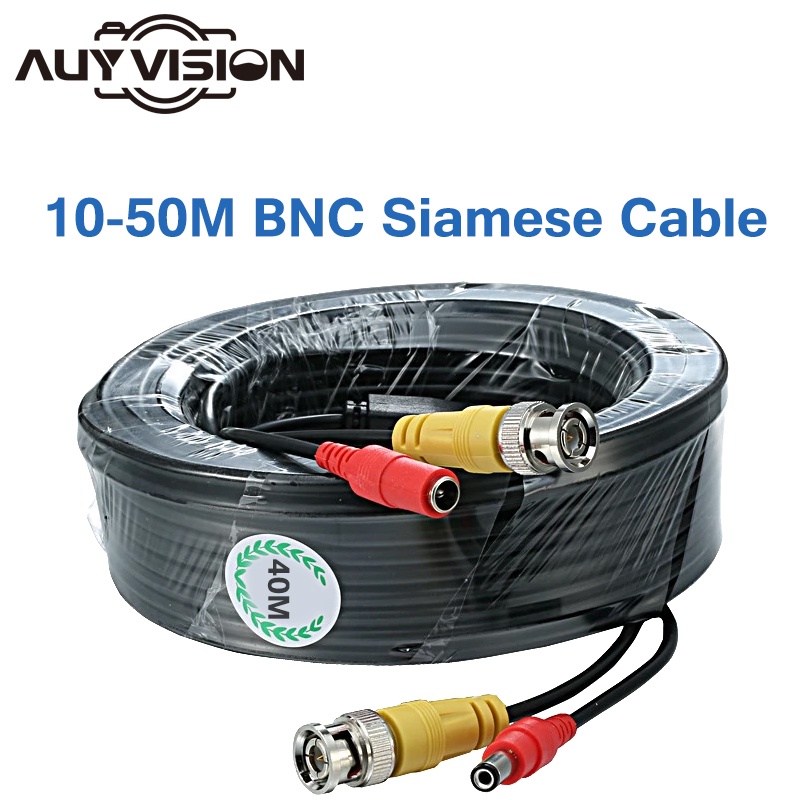 Siamese BNC Video + Dc Connector Power CCTV Cable For CCTV Camera 10m ...