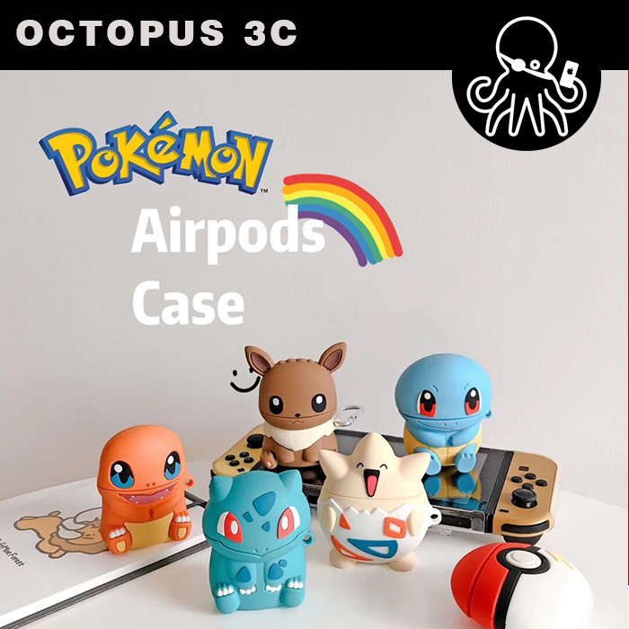 Pokemon Airpods 1/2 Wireless Headphones Case Charmander Bulbasaur ...