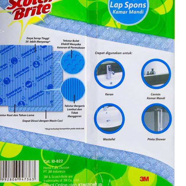 3M Scotch Brite Bathroom Sponge Wipe ID-822 | Shopee Philippines