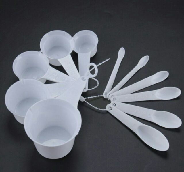 COD 11 pieces measuring cup with spoon set baking bread pastry ...