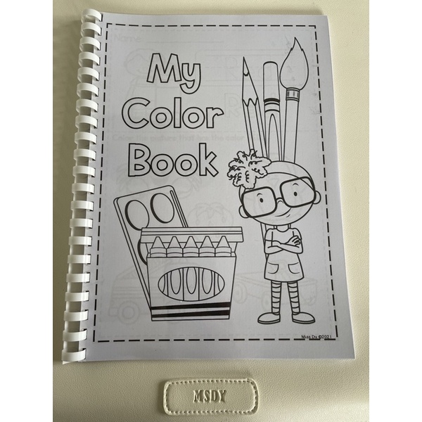 My Color Book Activity for toddler/kindergarten mastery | Shopee ...