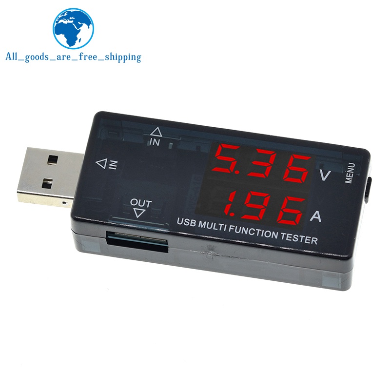 Digital Display USB Multifunction Tester 4V-30V Mini Current Voltage ...
