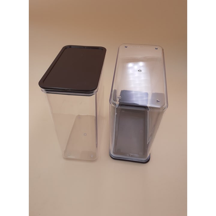 Canister/ Acrylic Powder Container for 0.5kg 1kg 2kg 、Air Tight for ...