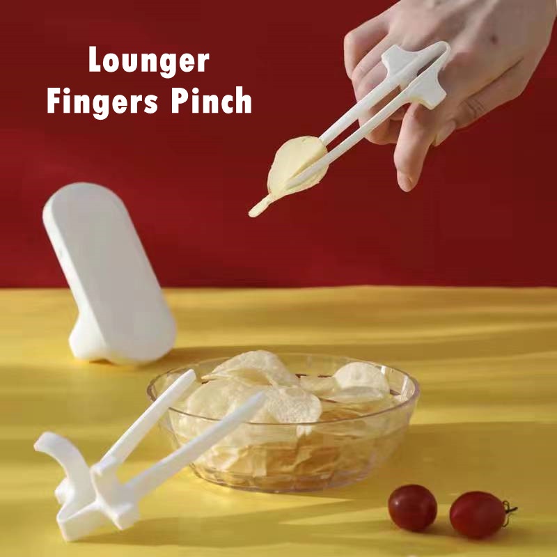 5pcs Lazy Chopsticks Finger Reusable Snack Clip Snack Chopsticks Potato ...