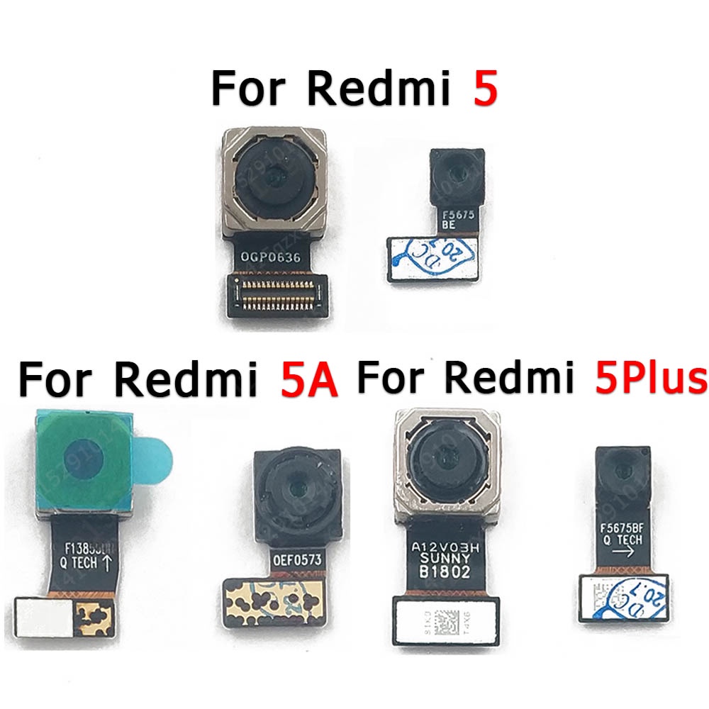 Front Rear Camera For Xiaomi Redmi 5 Plus 5A 5 Plus Front Rear Selfie ...