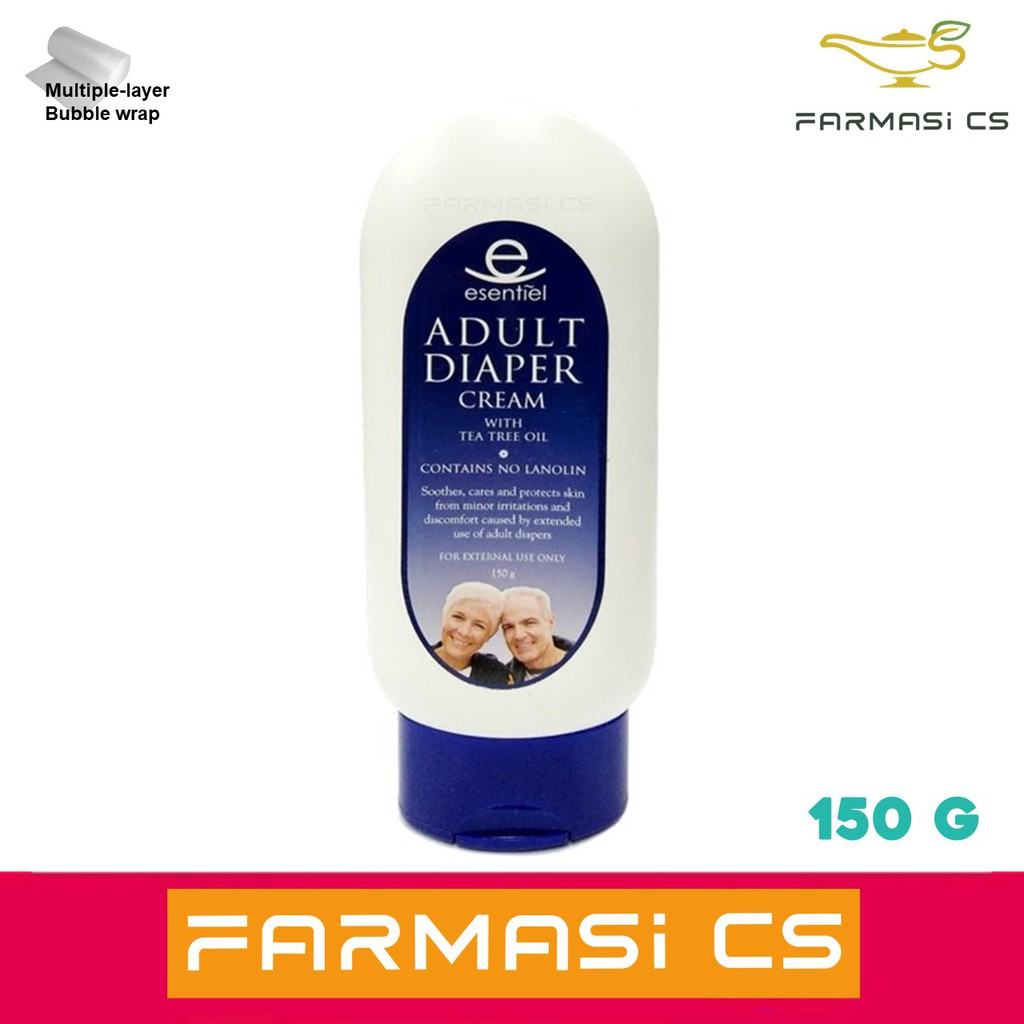 Esentiel Adult Diaper Cream with Tea Tree Oil 150g EXP:07/2026 | Shopee ...