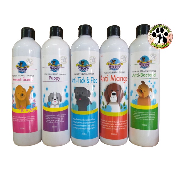Pampered Pooch Premium Organic Shampoo 1Liter | Shopee Philippines