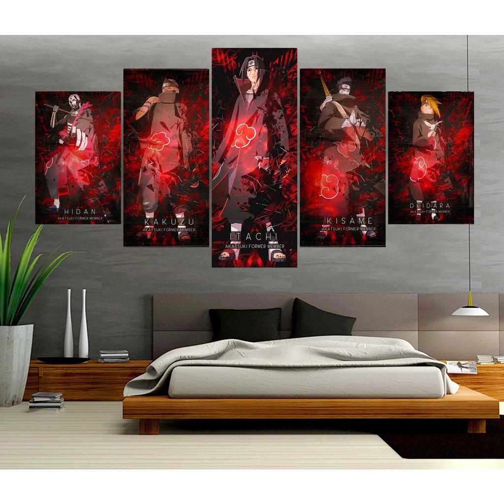 Akatsuki Wall Art Decor Naruto Wall Art Decor | Shopee Philippines