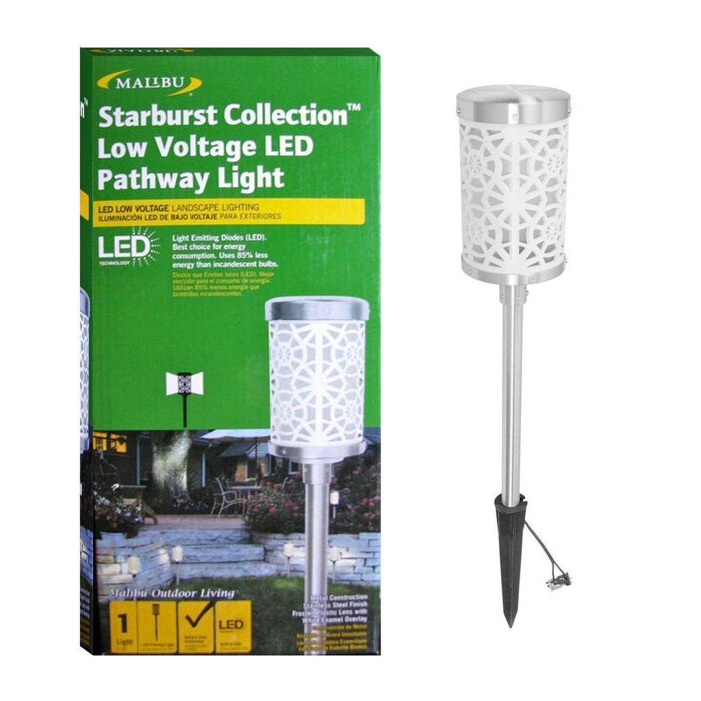 Malibu Starburst Collection Low Voltage LED Pathway Light 40 Lumens ...
