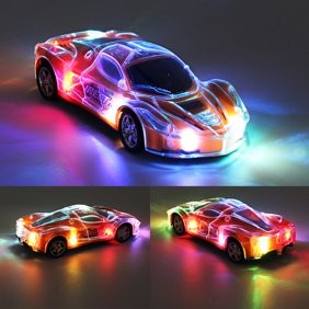 RC LED Light Sport Ferrari Remote Control Car Set R/C Famous Remote ...