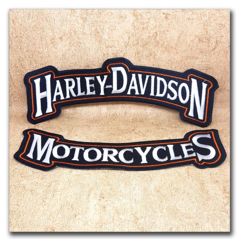 Harley DAVIDSON FONT BACKPATCH LARGE | Shopee Philippines